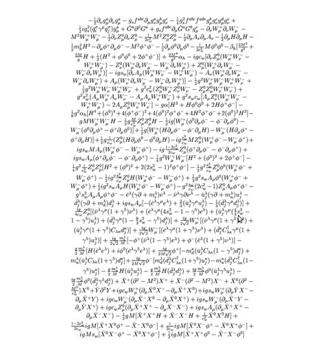 Particle Physics What Is The Standard Model Equation Which Unified Strong Weak And