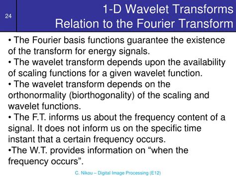 Ppt Wavelets And Multiresolution Processing Wavelet Transforms Powerpoint Presentation Id