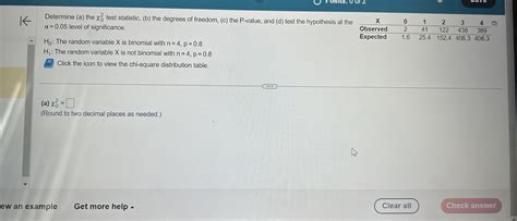Solved Determine A The Test Statistic B The Degr
