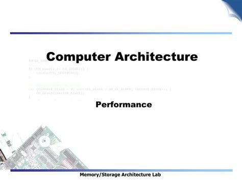 Ppt Computer Architecture Powerpoint Presentation Free Download Id