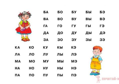 Читаем слова и слоги на букву Х