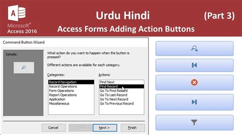 Customizing Access Forms Adding Action Buttons And Making Them