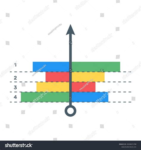 Horizontal Bars Depicting Gantt Chart Stock Vector Royalty Free Shutterstock