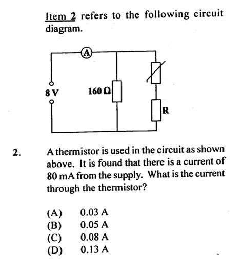 solved item 2 refers to the following circuit diagram 160 0