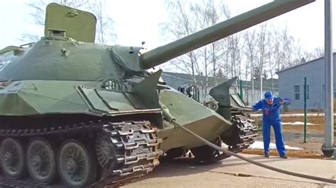 Супертанк ИС-7 восстановят в России, обзор - YouTube