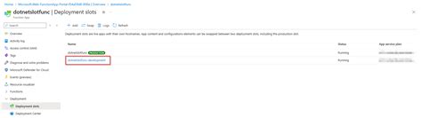 How Can I Deploy To An Azure Function App Deployment Slot Stack Overflow