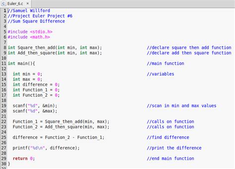 project euler samuel willford