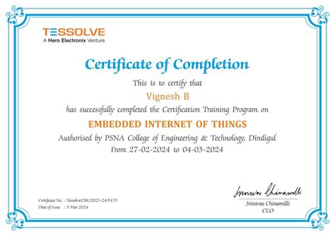 iot embeddedsystems certification tessolve psnacet technology