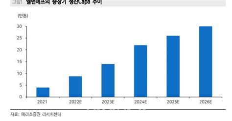엘앤에프 양극재 기업 중 주가 프리미엄 필요 메리츠