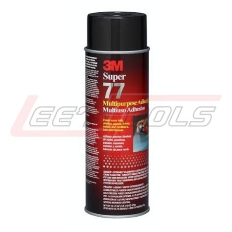 3m Super 77 Super 77™ Multipurpose Adhesive Aerosol Lees Tools