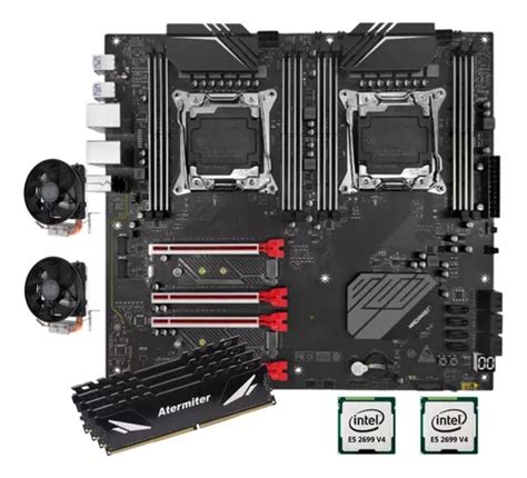 Kit Intel Dual Xeon X99 D8 Max E5 2699 V4 256gb Ecc Reg 2400