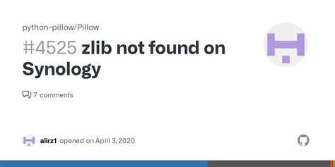 Zlib Not Found On Synology Issue Python Pillow Pillow GitHub