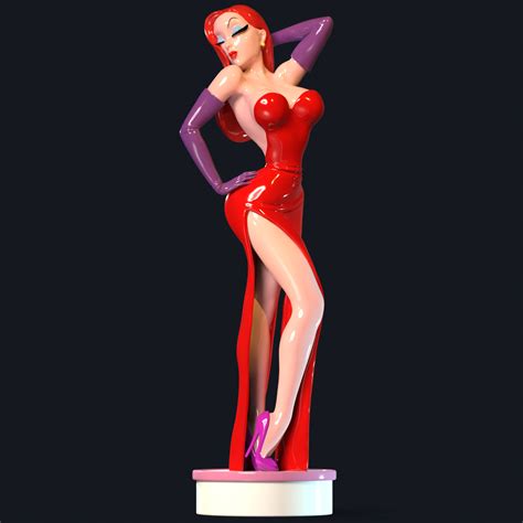 Obj File Jessica Rabbit 🐇・3d Printable Model To Download・cults