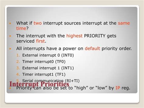 micro controller 8051 interrupts pptx operating systems computer
