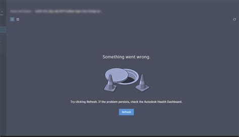 Something Went Wrong Displays When Trying To Access Autodesk Docs On