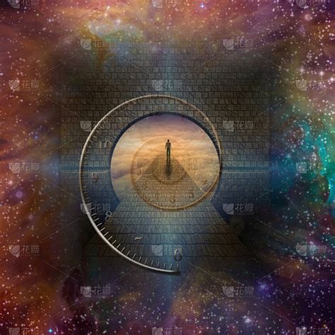 幻想 时间 超现实主义 超现实主义的 永远 灵性 空间探索 男巫 天空 门口