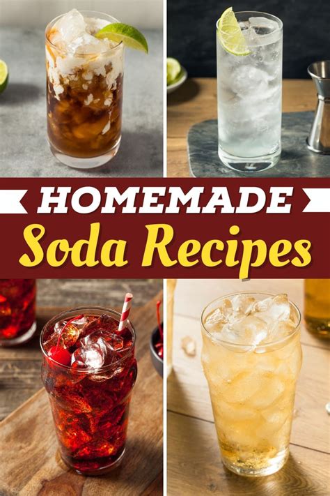 20 Best Homemade Soda Recipes Recipe Homemade Soda Soda Recipe
