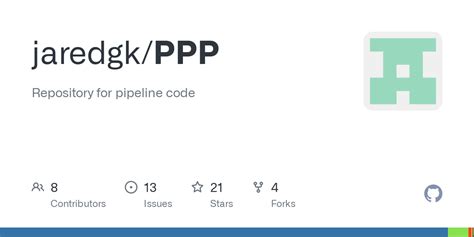 GitHub Jaredgk PPP Repository For Pipeline Code