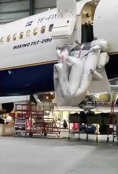 Despliegue De Tobogán En Un Avión Youtube