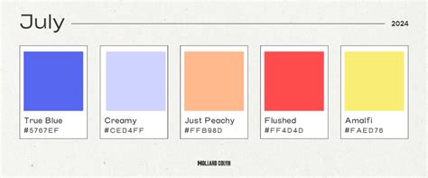 July Color Palette — Holland Colvin