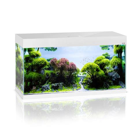 AQUAEL OPTI SET 200 л (белый) - аквариум из осветлённого стекла Opti ...