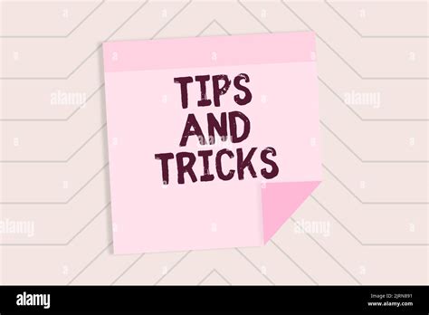 Conceptual Display Tips And Tricks Business Overview Steps Life Hacks