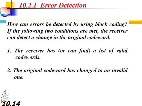 Ppt Part Iii Data Link Layer Error Detection And Correction Powerpoint Presentation Id2100892