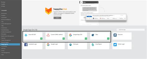 Enable Multiple Single Sign On Sso Apps For A Help Desk Account Happyfox Support