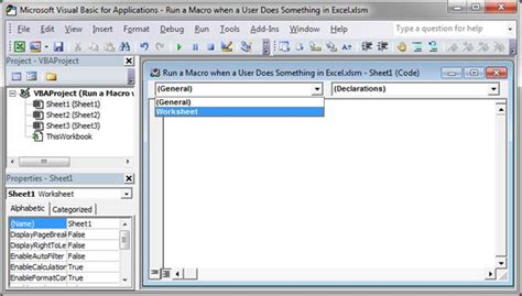 Run A Macro When A User Does Something In The Worksheet In Excel TeachExcel