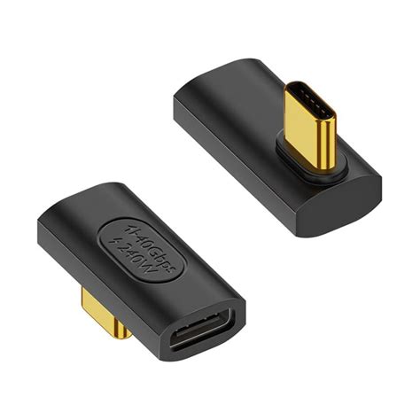 Ryujndk High Speed Usb C Male To Female Extender Adapter Connector 240w High Speed Charging And
