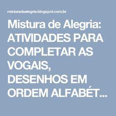 26 ideias de Completar as vogais atividades de alfabetização