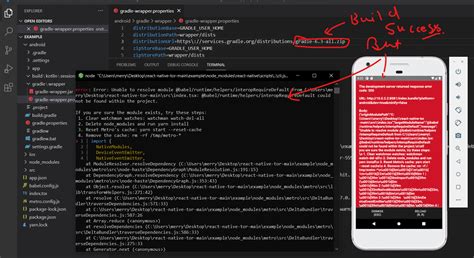 App Crashes Starts For A Fraction Of Second After Installing React Native Tor Even If I Don