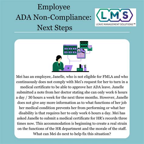 Employee Ada Non Compliance Next Steps Leave Management Solutions