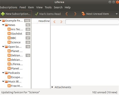 How To Install Liferea RSS Feed Reader In Ubuntu Rss Feed Installation Linux