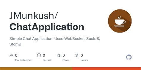 Github Jmunkushchatapplication Simple Chat Application Used Websocket Sockjs Stomp
