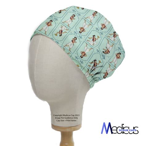 Disney Aladdin Pose Theatre Cap Medicus Scrub Caps