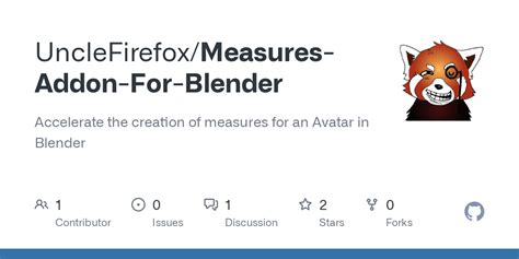 Github Unclefirefox Measures Addon For Blender Accelerate The Creation Of Measures For An