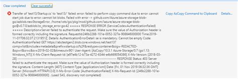 Fail To Paste One Adls Gen2 Blob · Issue 2192 · Microsoft