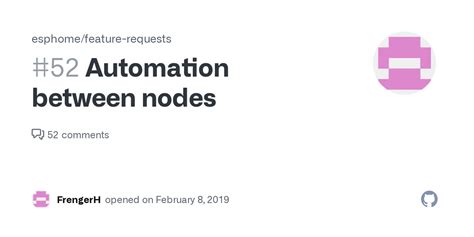 Automation Between Nodes Issue Esphome Feature Requests GitHub