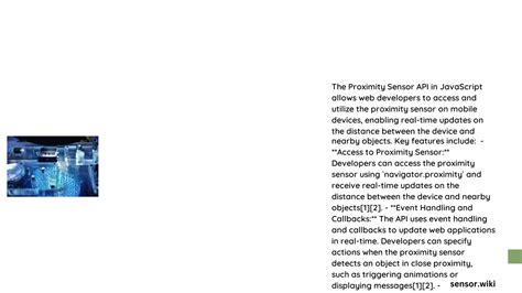 Proximity Sensor Api Javascript Complete Developers Guide To Web