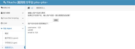 Sql注入 Pikachu靶场通关sql注入靶场 Csdn博客 Sql注入 Pikachu靶场通关sql注入靶场 Csdn博客