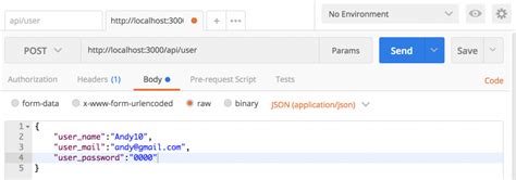 User用戶get與post · Nodejs 從無到有，打造一個漂亮乾淨俐落的 Restful Api