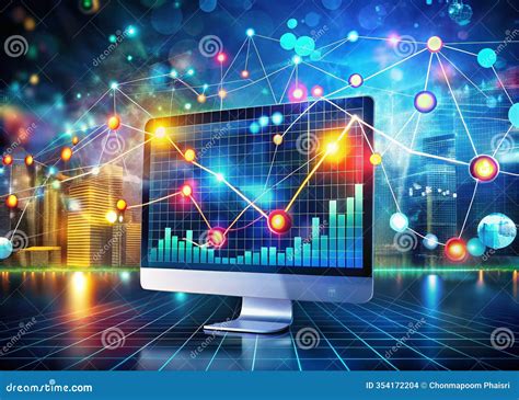 visualizing network health a surreal abstract dashboard displaying