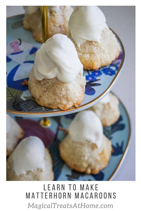Make Your Own Matterhorn Macaroon Disneyland Copycat Recipe