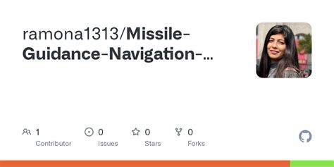 Github Ramona1313missile Guidance Navigation And Control