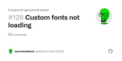 Custom Fonts Not Loading Issue Facepunch Garrysmod Issues GitHub