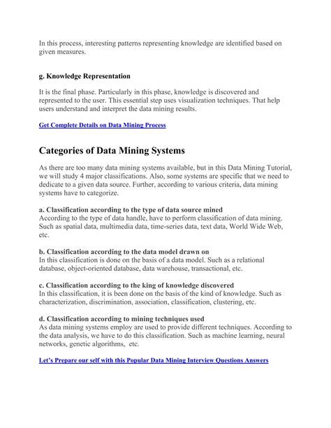 data mining tutorial pdf