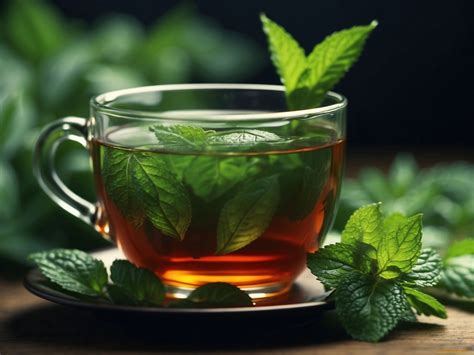 Обои Еда Напитки Чай обои для рабочего стола фотографии еда напитки чай мята чай мятный