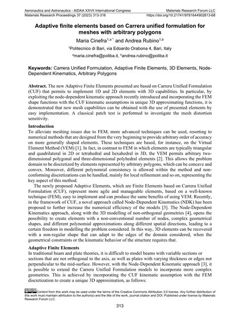 Pdf Adaptive Finite Elements Based On Carrera Unified Formulation For