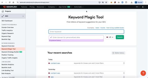 Video Arham Ali On Linkedin My Hub Keyword Research Process W Semrush